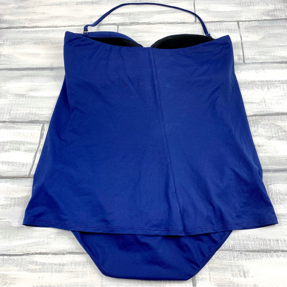 Lauren Ralph Lauren Flyaway One Piece Convertible Swi… Gem